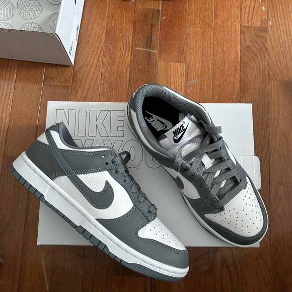 Nike | Shoes | Nike Dunk Low Cool Grey By You Sneakers Womens 8 | Poshmark